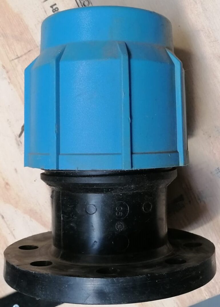 90mm Compression Fitting DN80 Flange Adaptor - Woodside Fusion